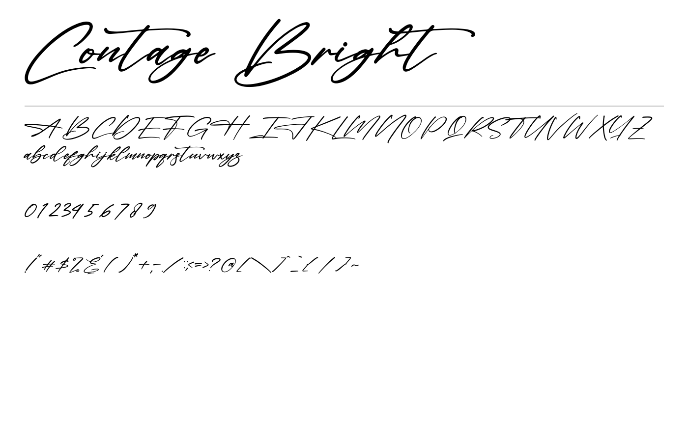 Contage Bright Font Download for Free