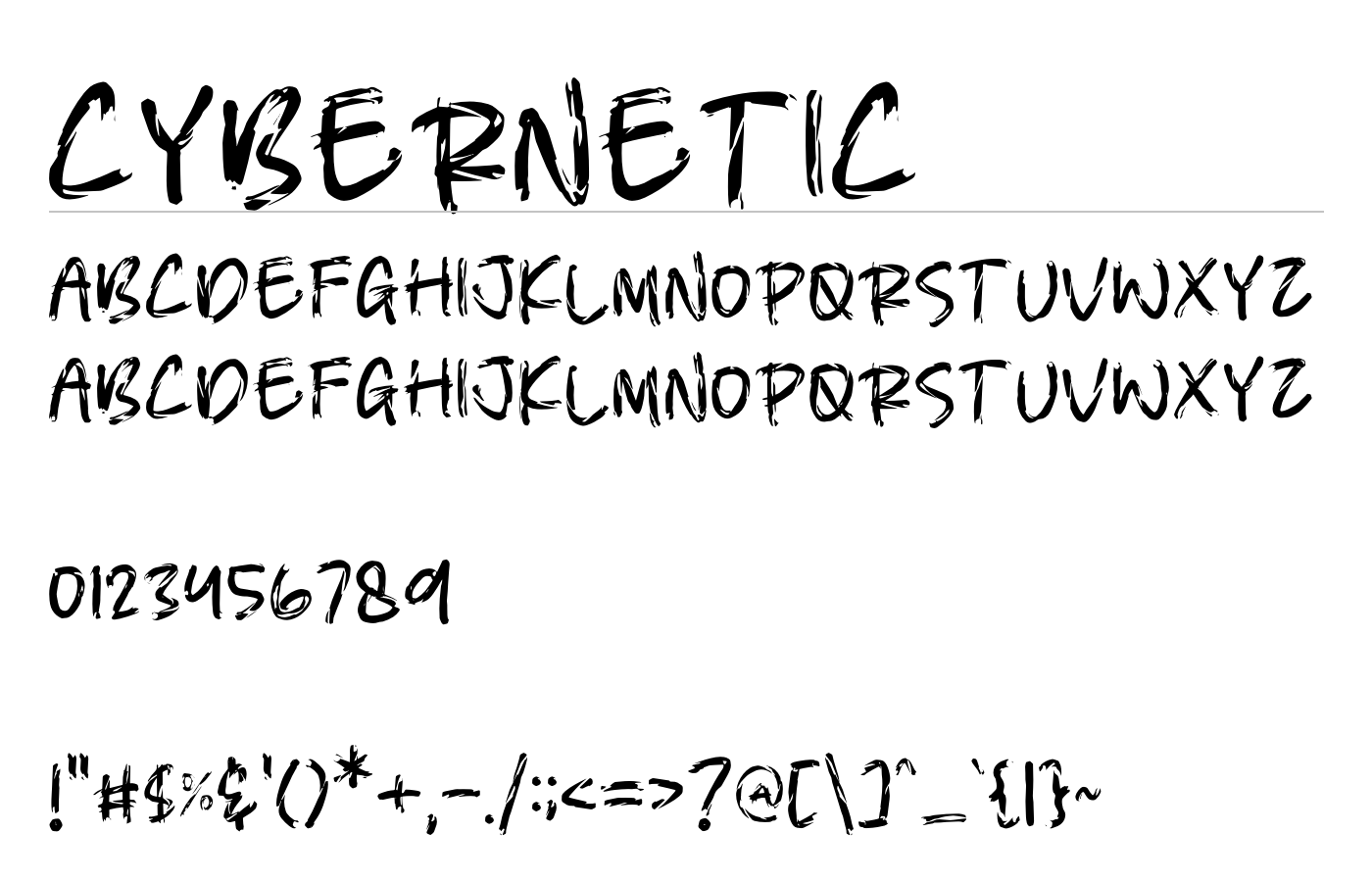 Cybernetic Font Download for Free