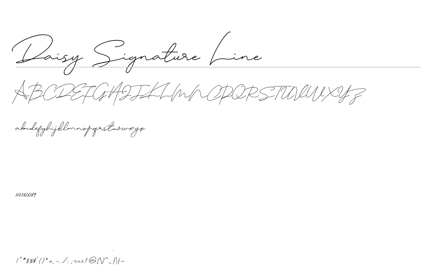 Daisy Signature Font Download for Free