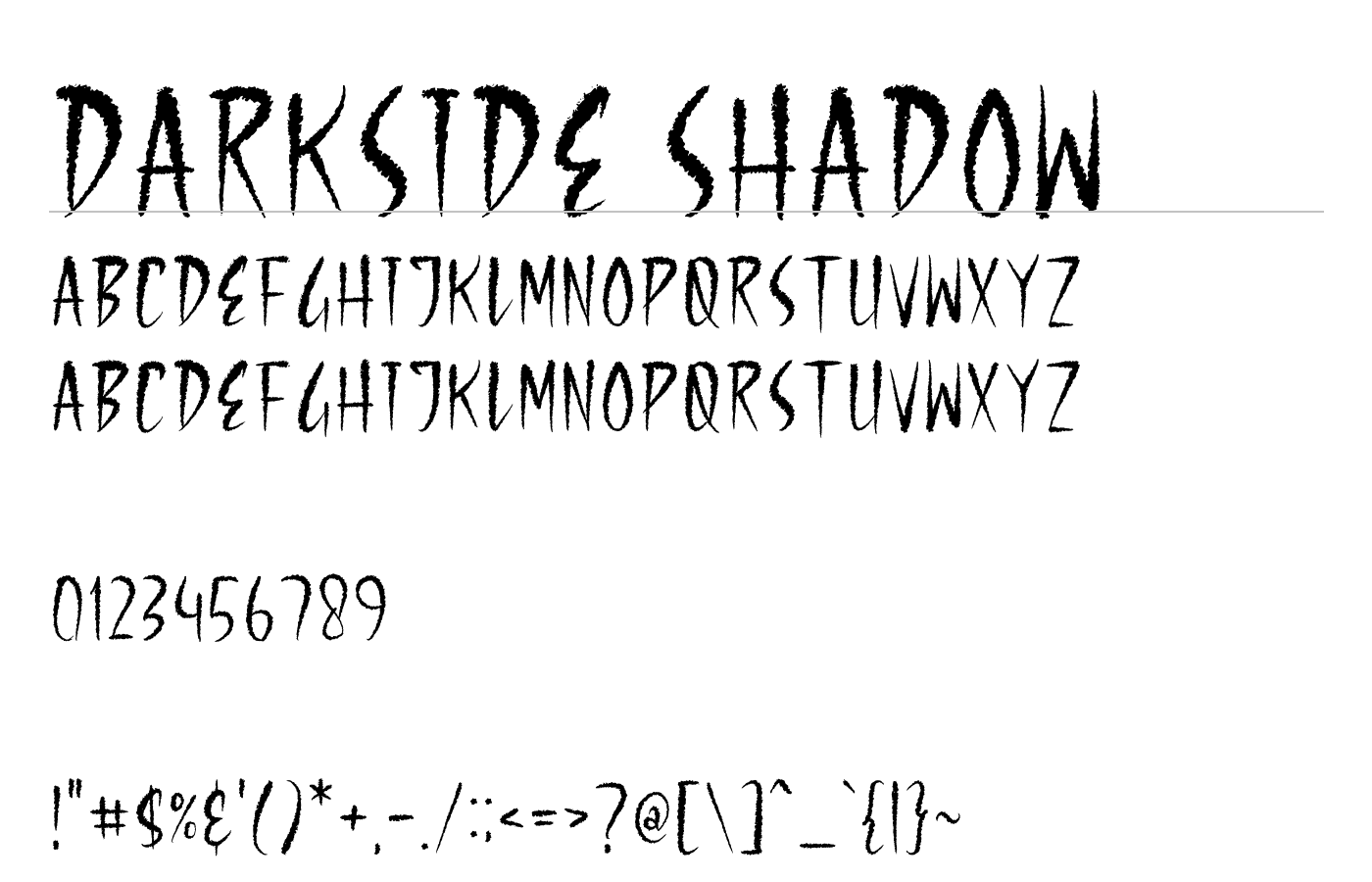 Darkside Shadow Font Download for Free