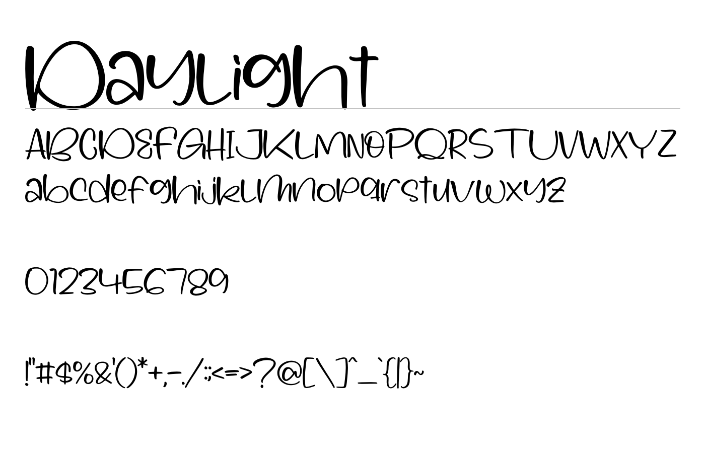 Daylight Font Download for Free