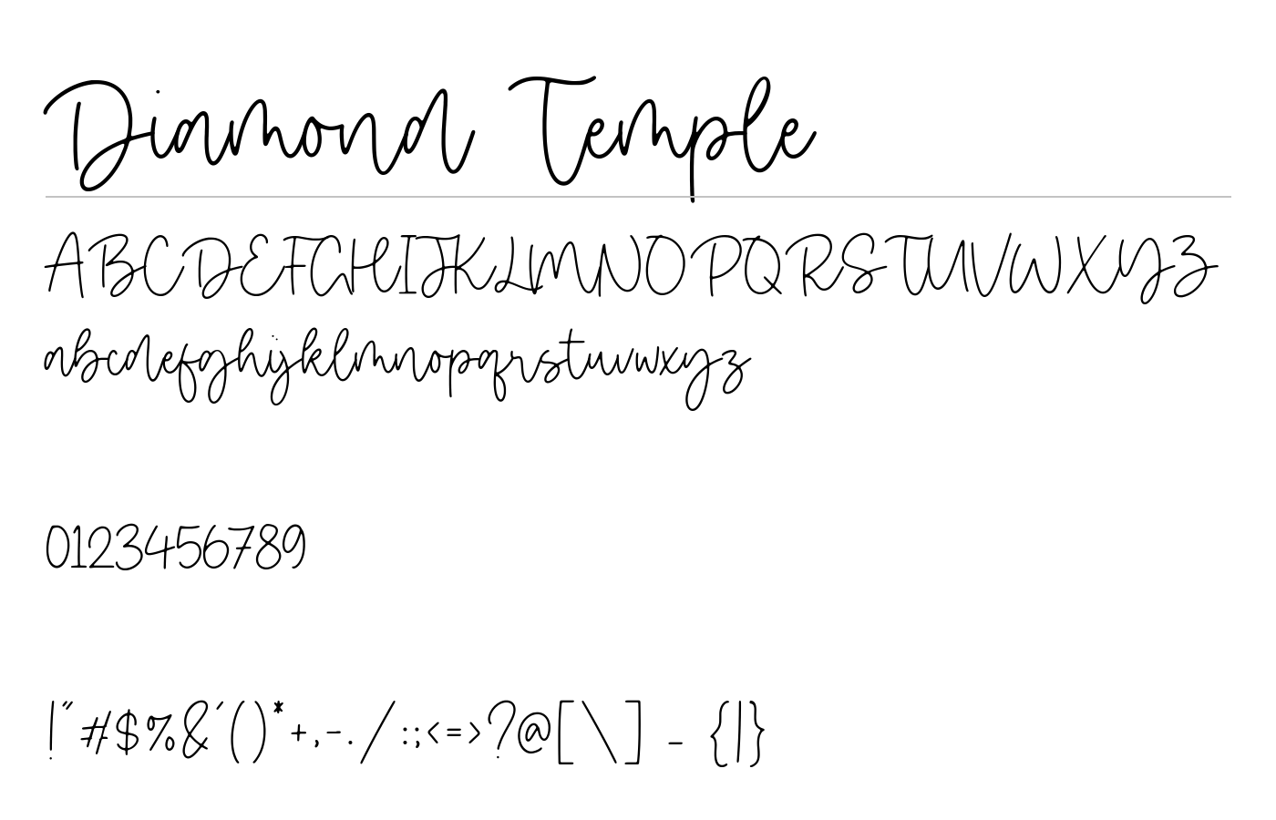 Diamond Temple Font Download for Free