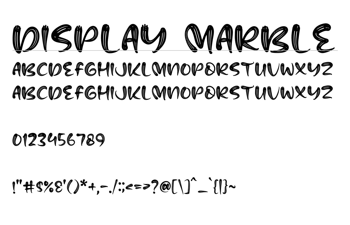 Display Marble Font Download for Free