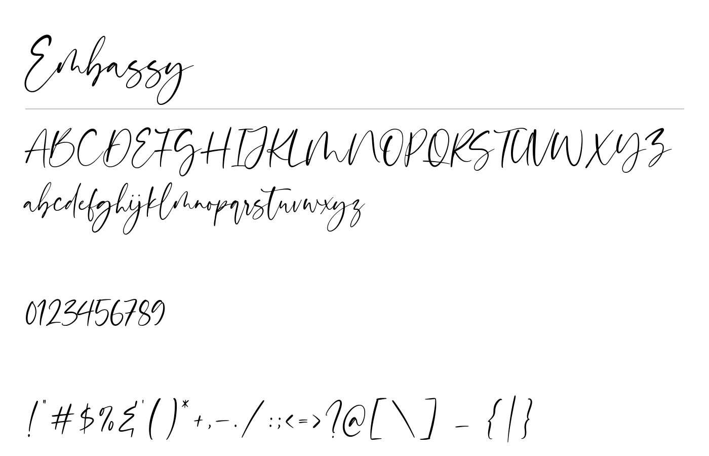Embassy Font Download for Free