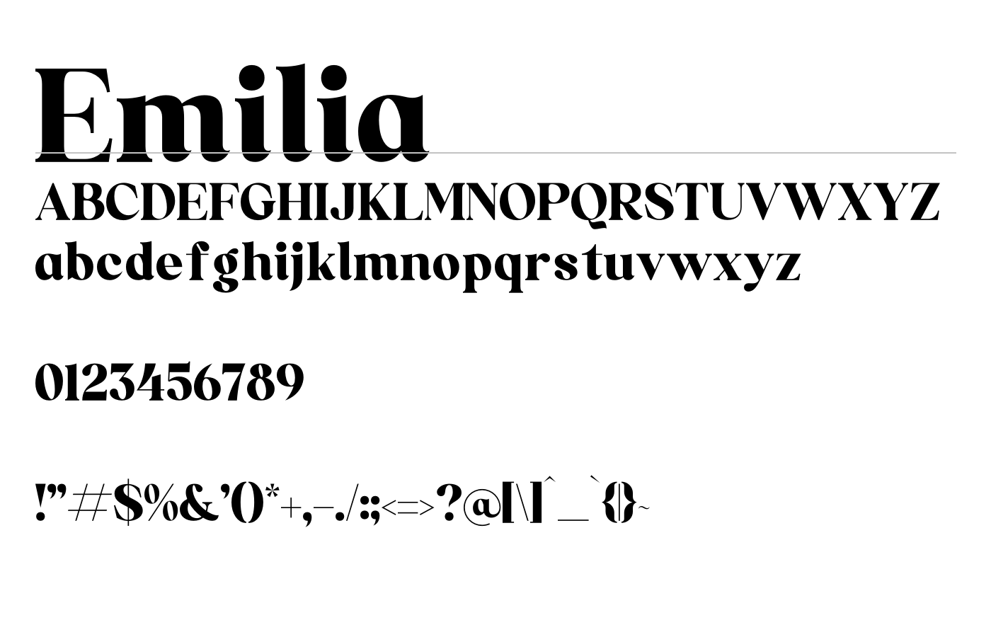 Emilia Font Download for Free