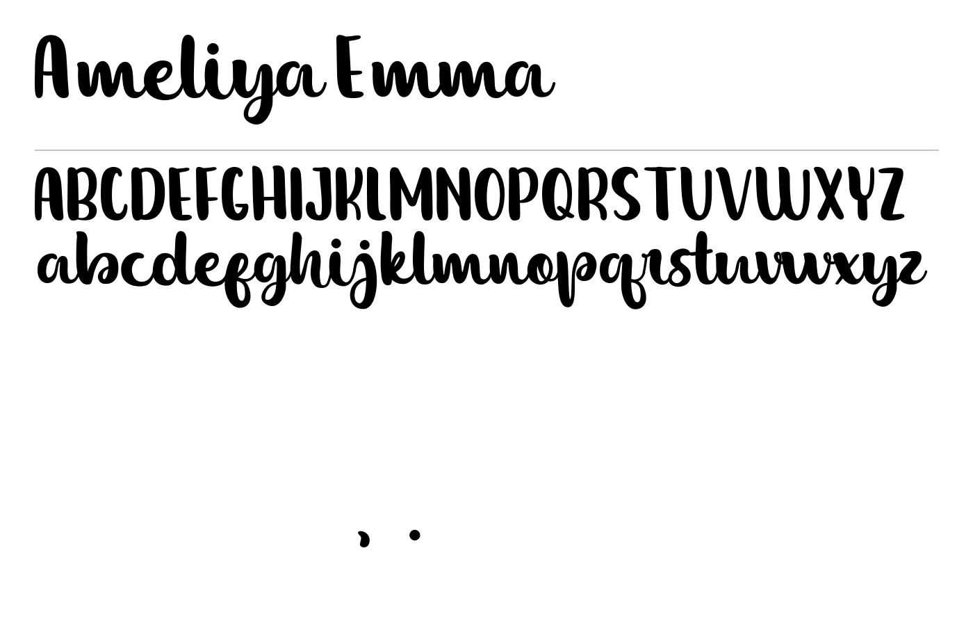 Emma Ameliya Font Download for Free
