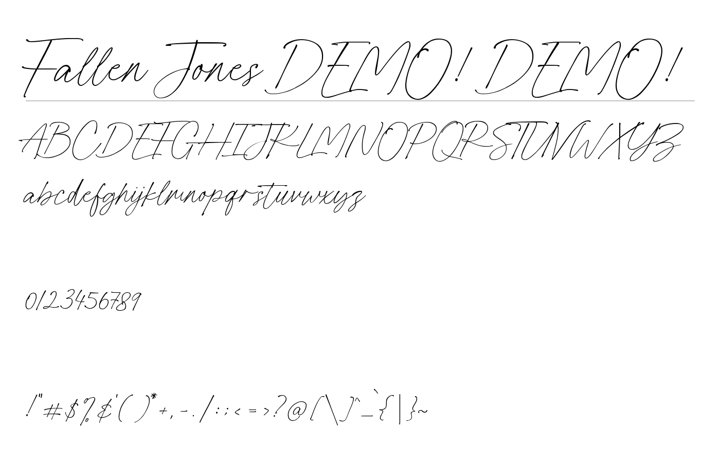 Fallen Jones Font Download for Free