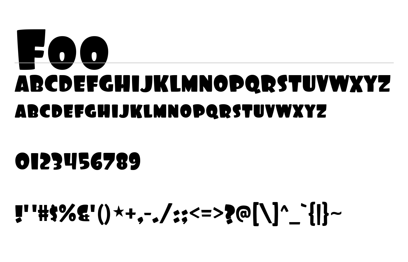 Foo Font Download for Free