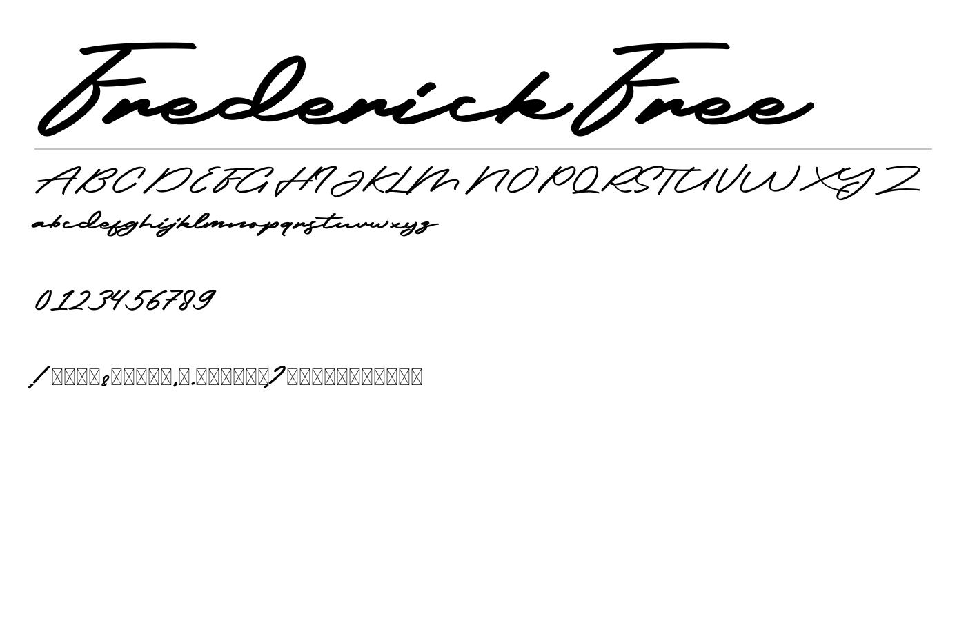 Frederick Font Download for Free