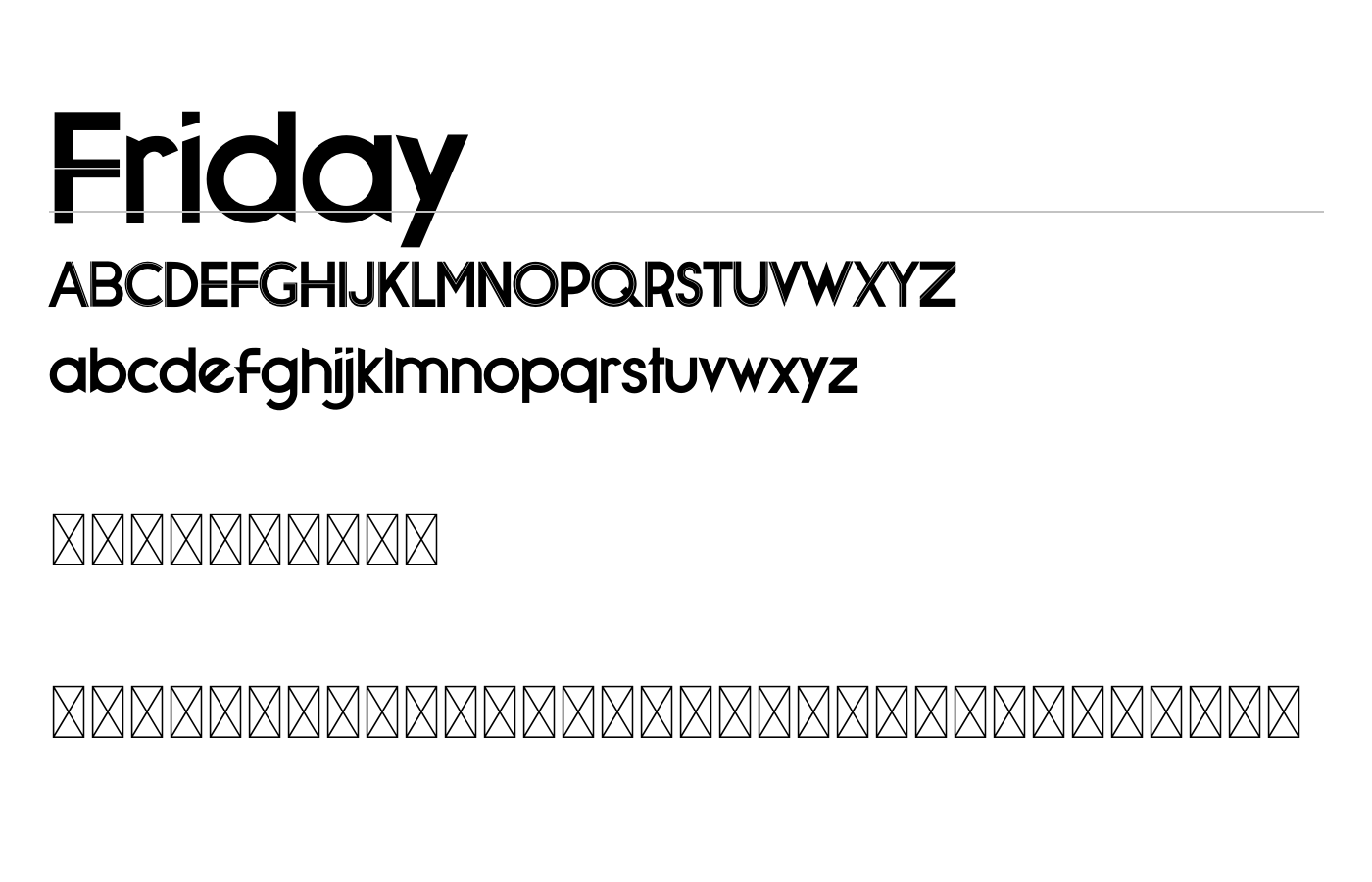 Friday Font Download for Free