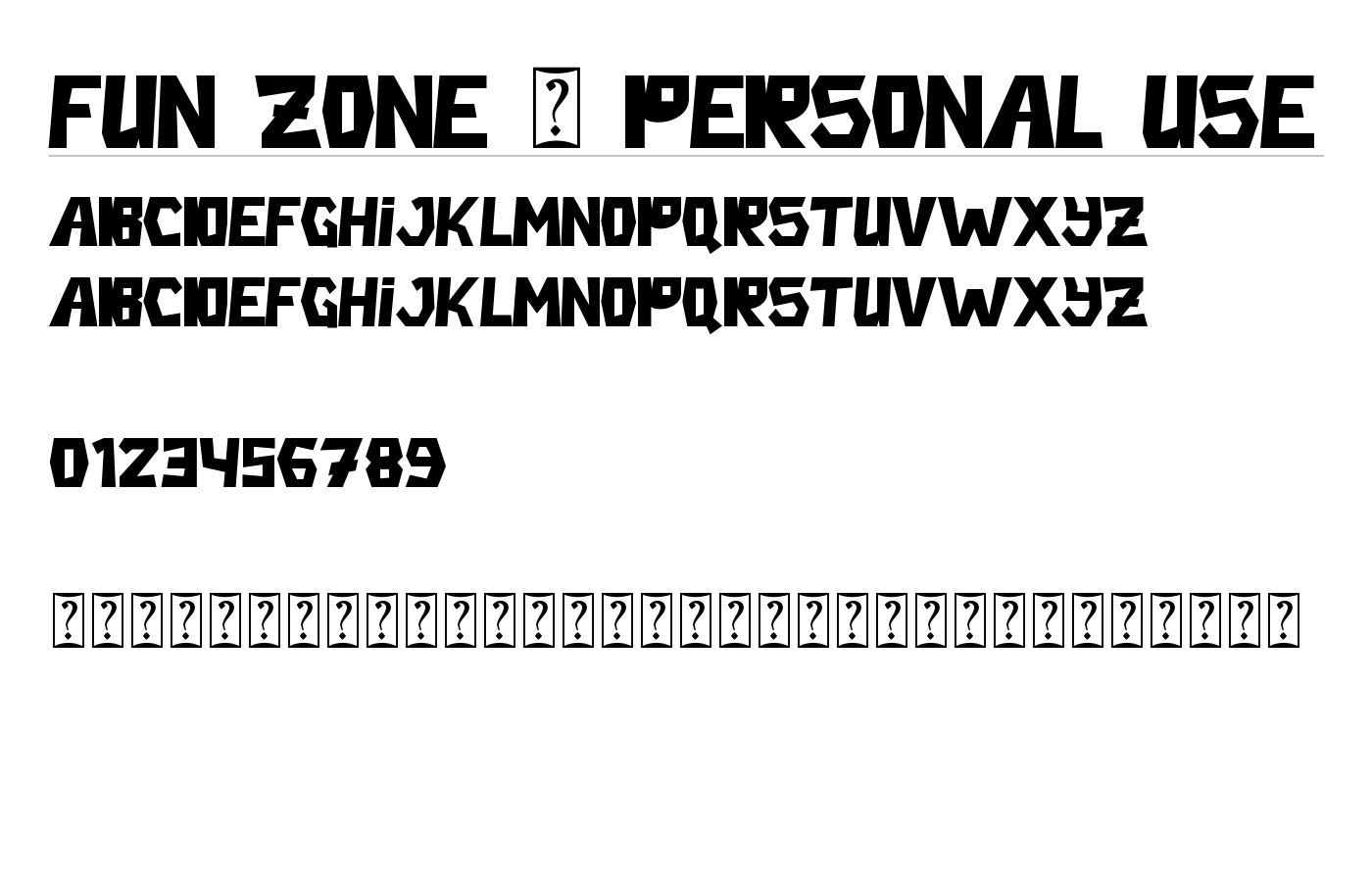 Fun Zone Font Download for Free