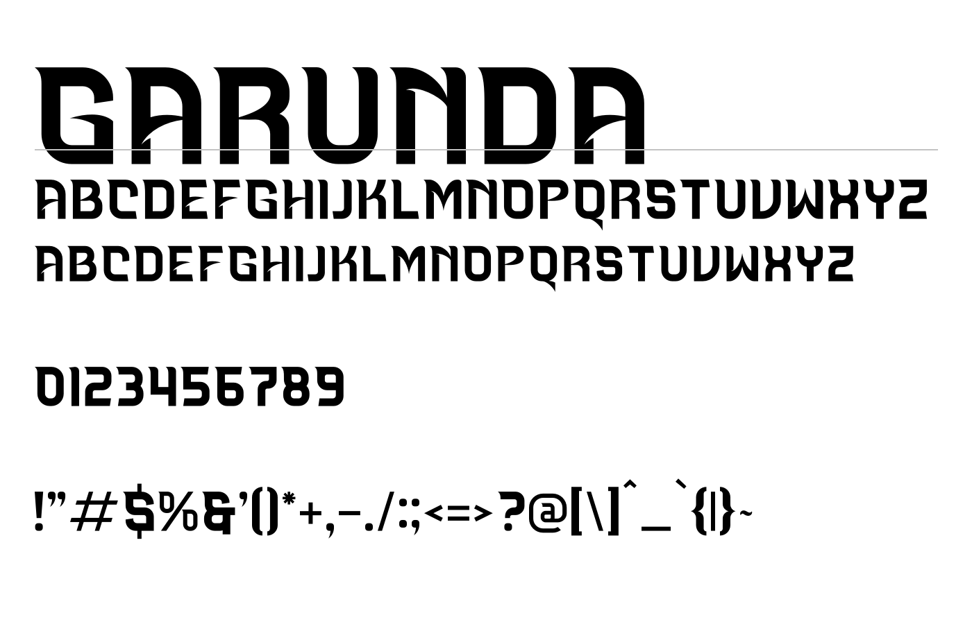 Garunda Font Download for Free