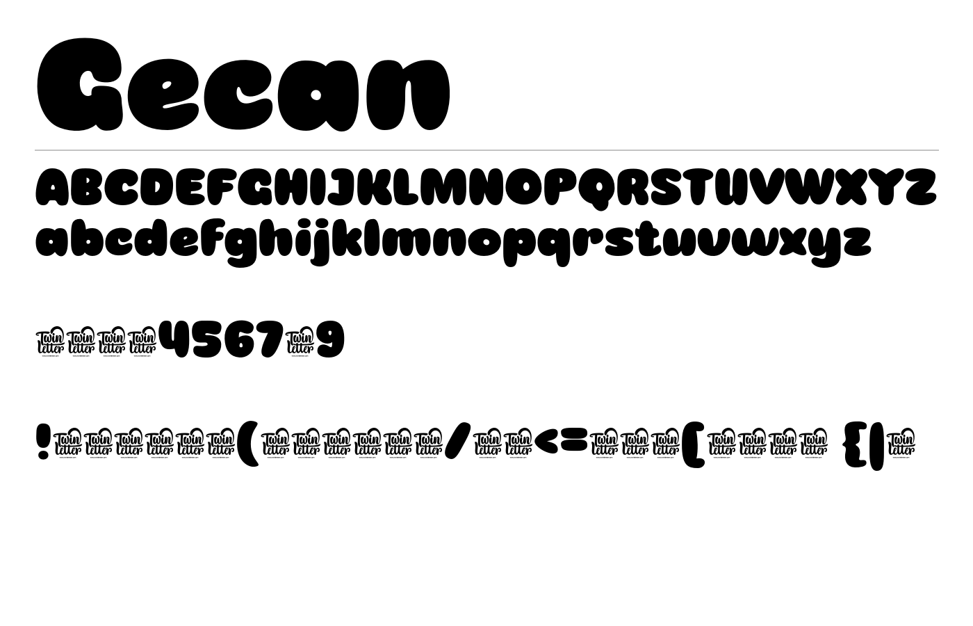 Gecan Font Download for Free