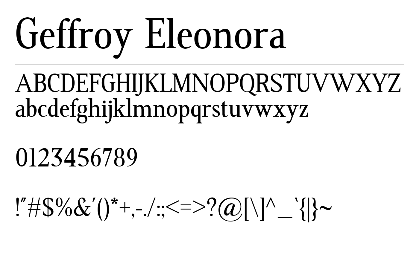 Geffroy Eleonora Font Download for Free