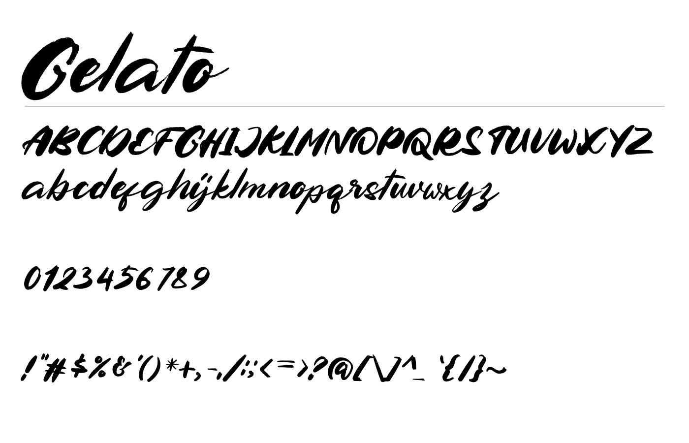 Gelato Font Download for Free