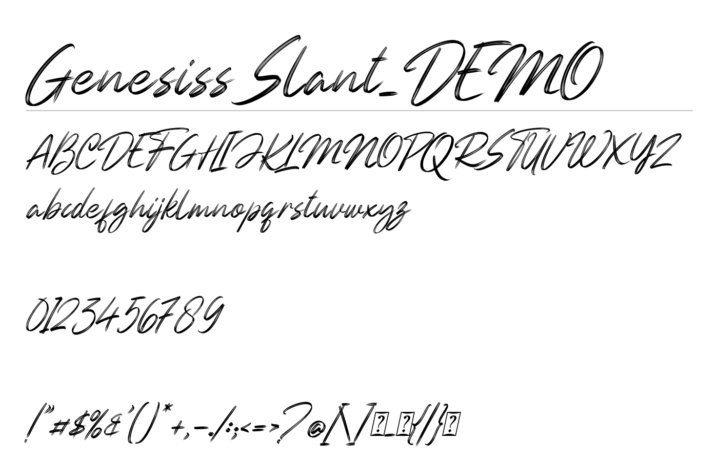 Genesis Font Download for Free