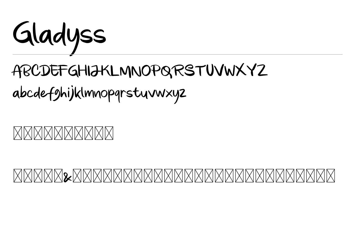 Gladyss Font Download for Free