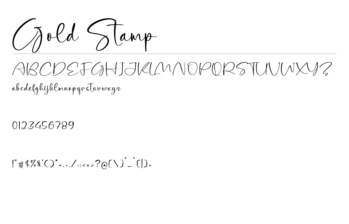Gold Stamp Font Download for Free