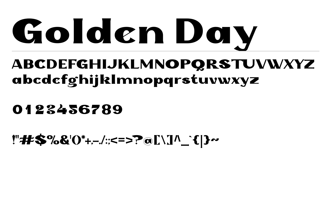 Golden Day Font Download for Free