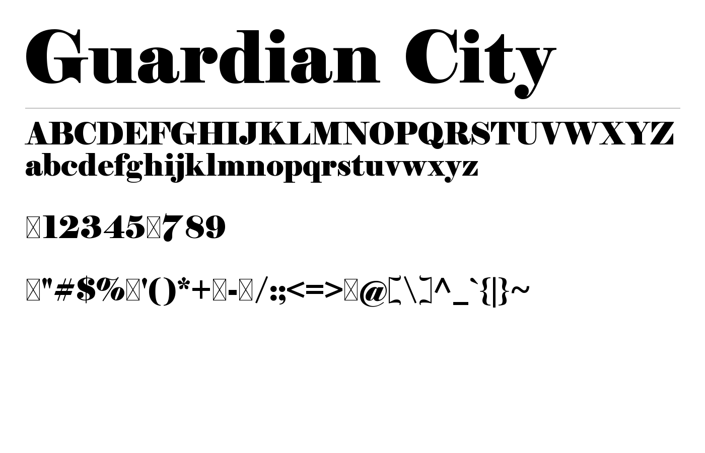 Guardian Font Download for Free