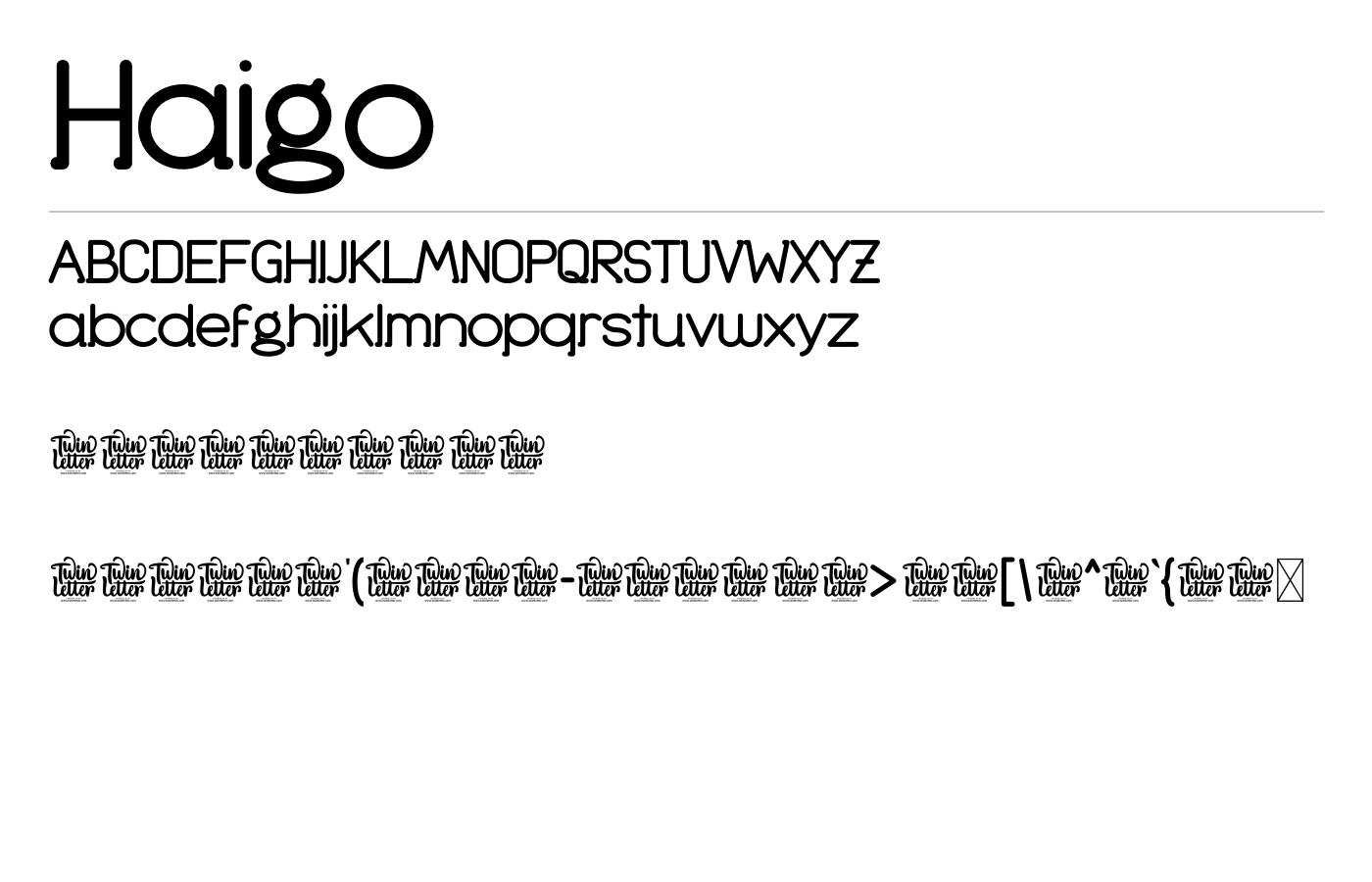 Haigo Font Download for Free