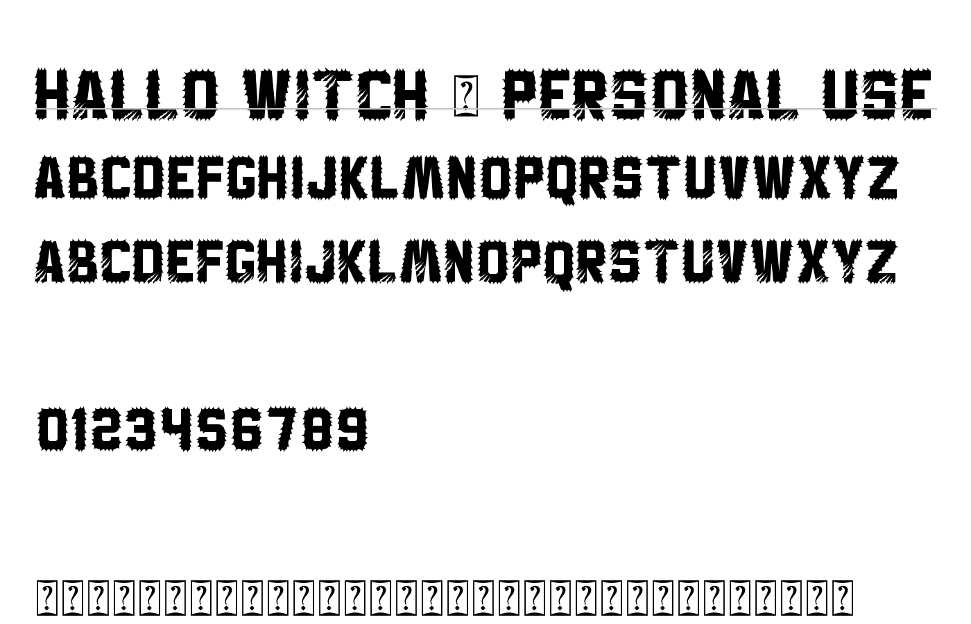 Hallo Witch Font Download for Free