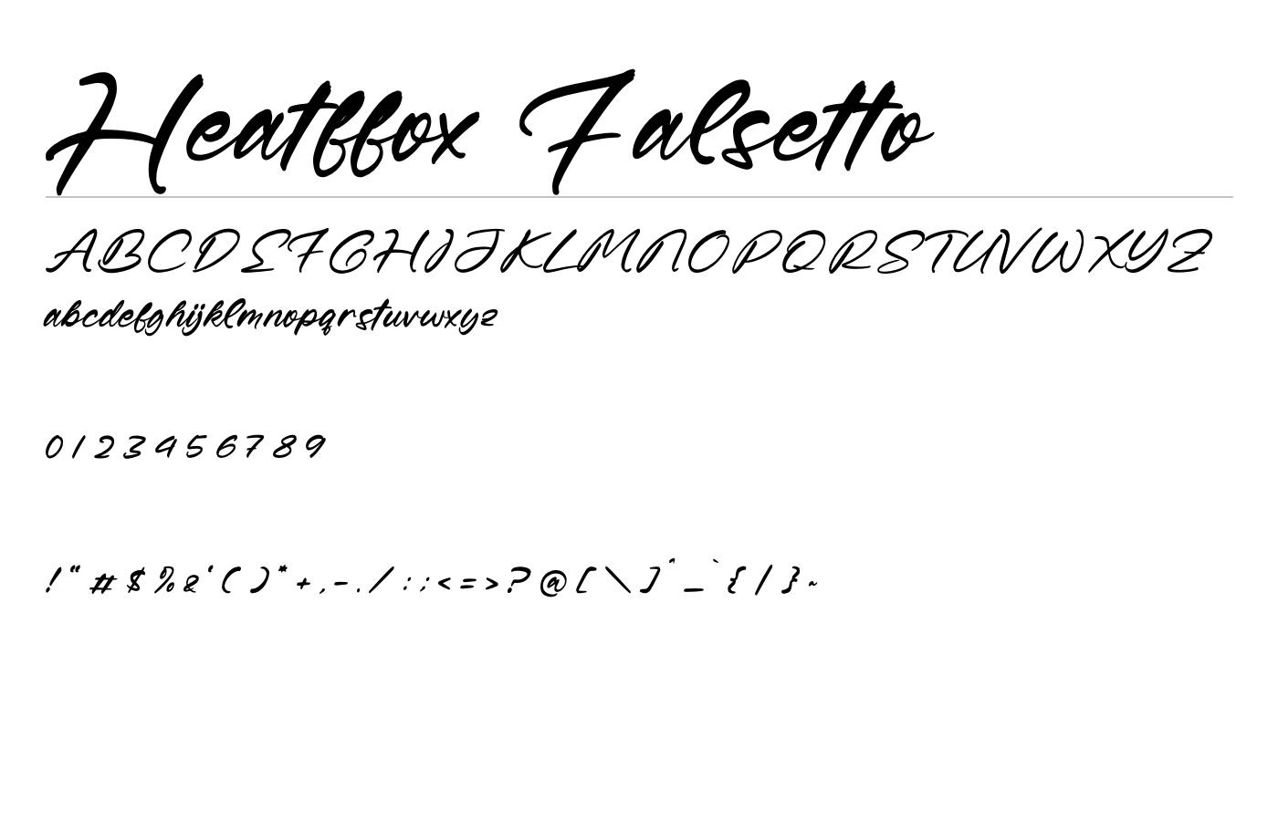 Heatffox Falsetto Font Download for Free
