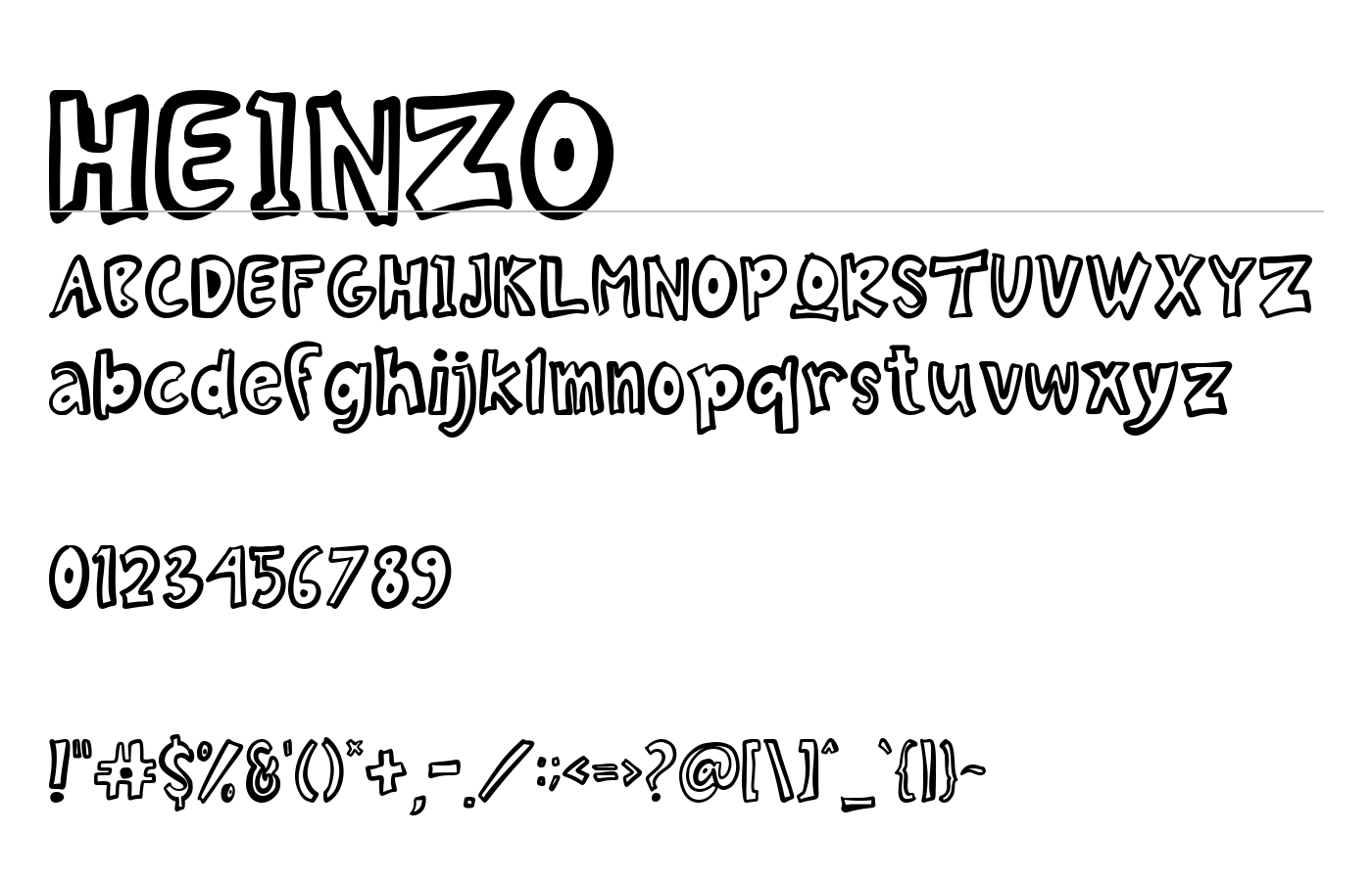 Heinzo Font Download for Free