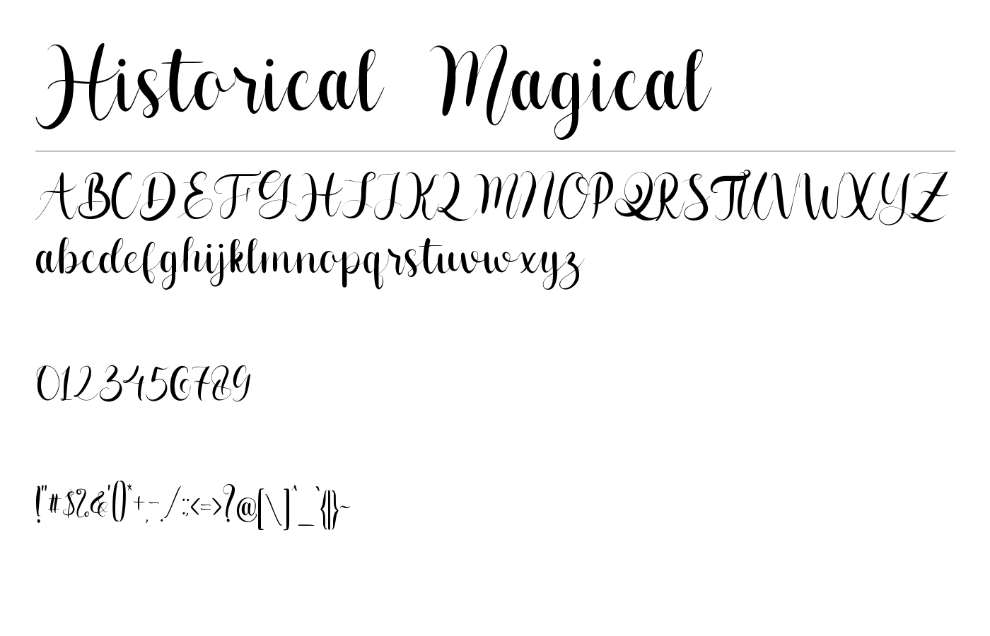 Historical Magical Font Download for Free