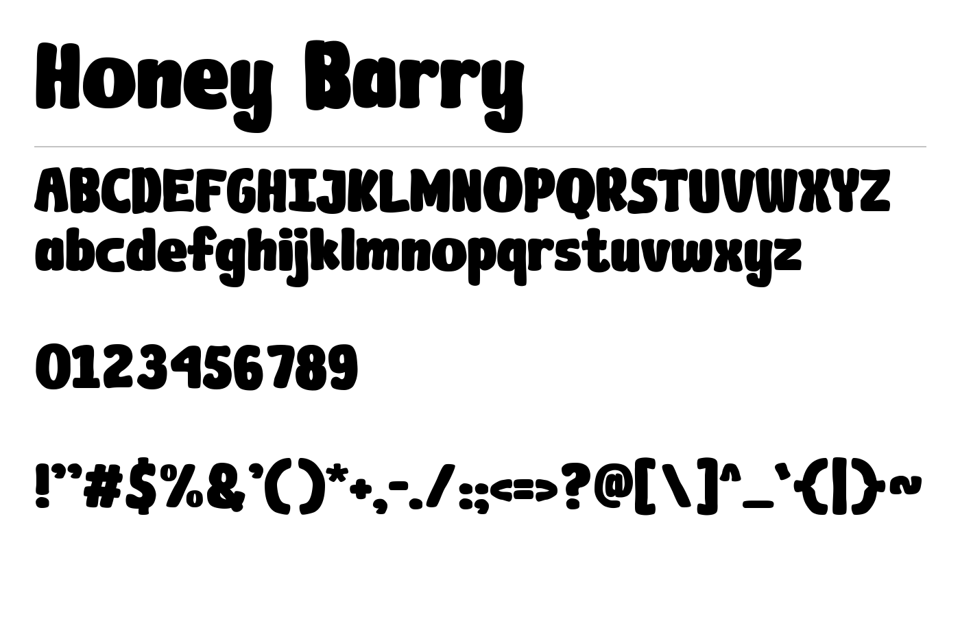 Honey Barry Font Download for Free