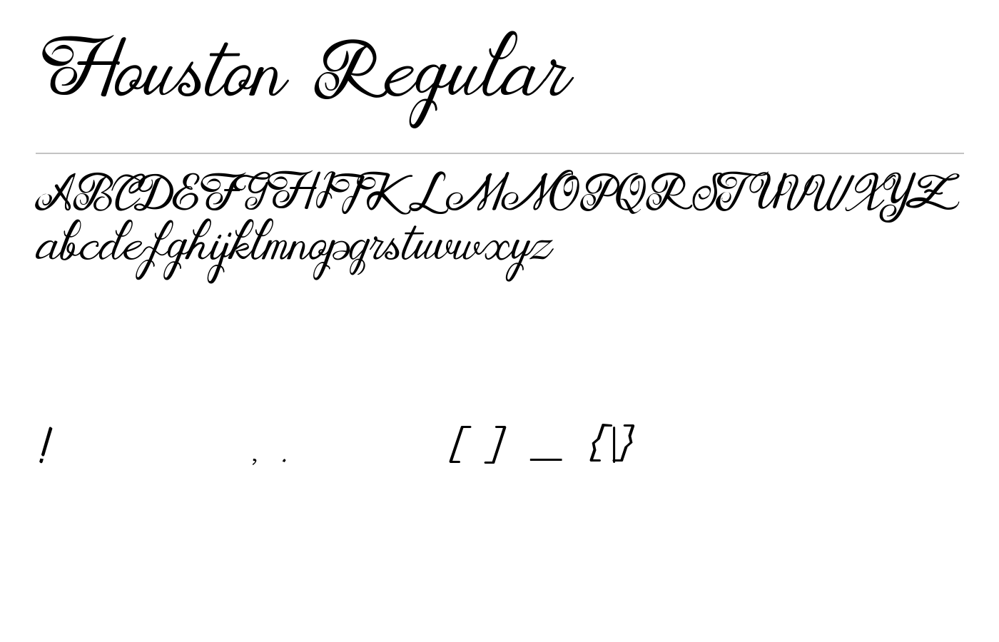Houston Font Download for Free