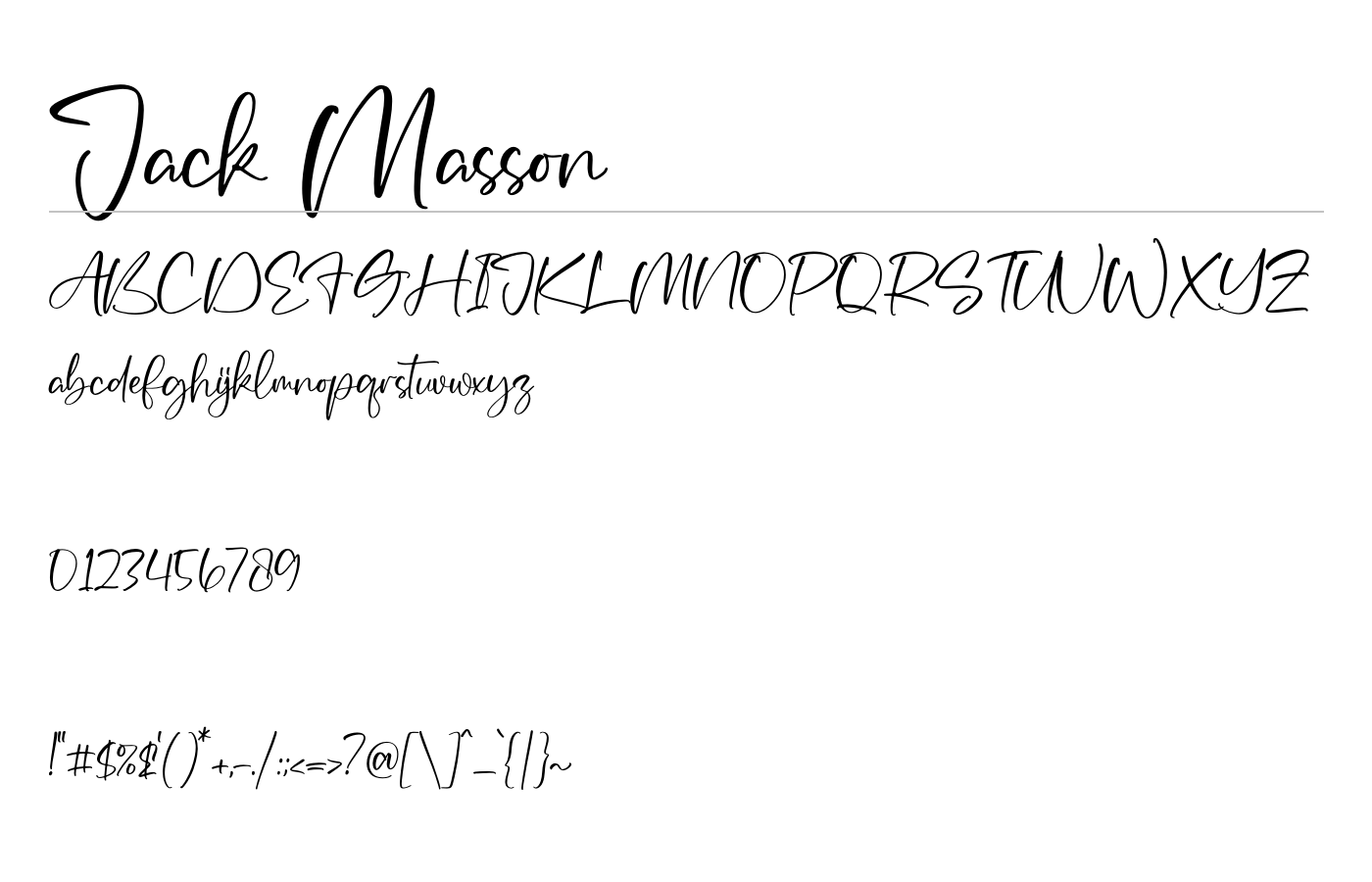 Jack Masson Font Download for Free