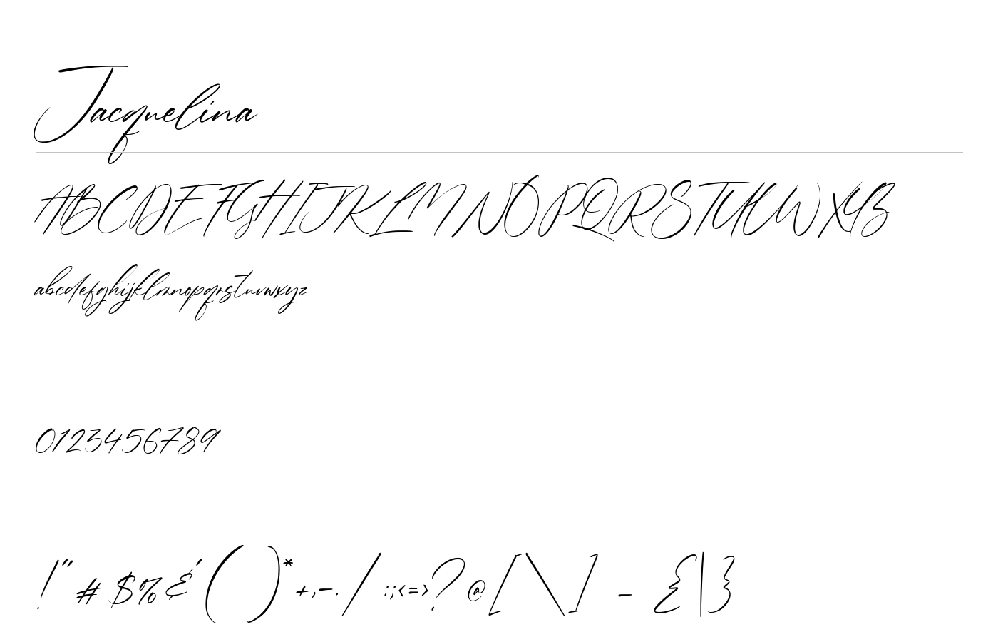Jacquelina Font Download for Free