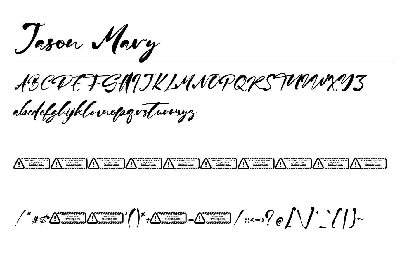 Jason Mary Font Download for Free