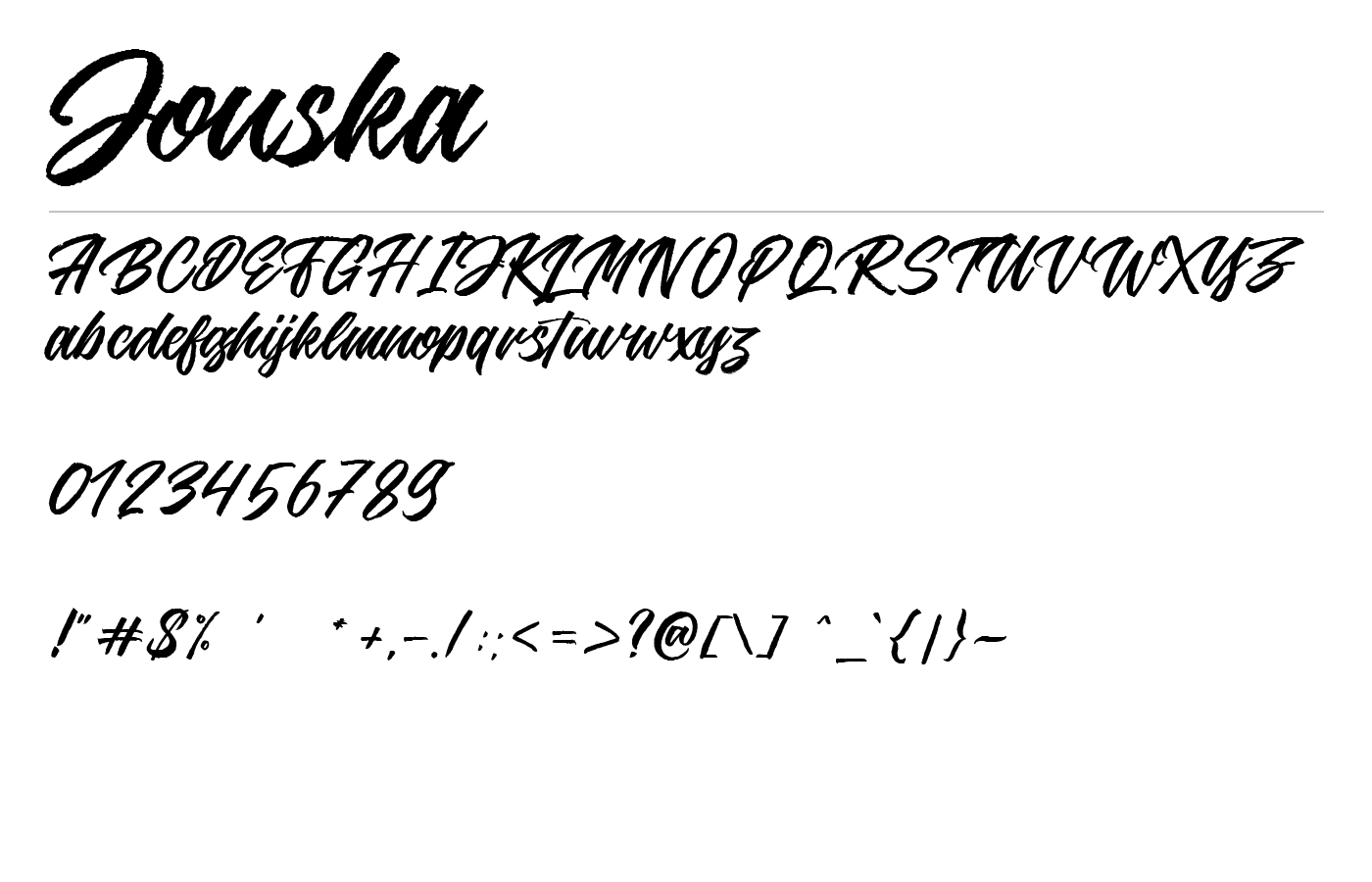 Jouska Font Download for Free