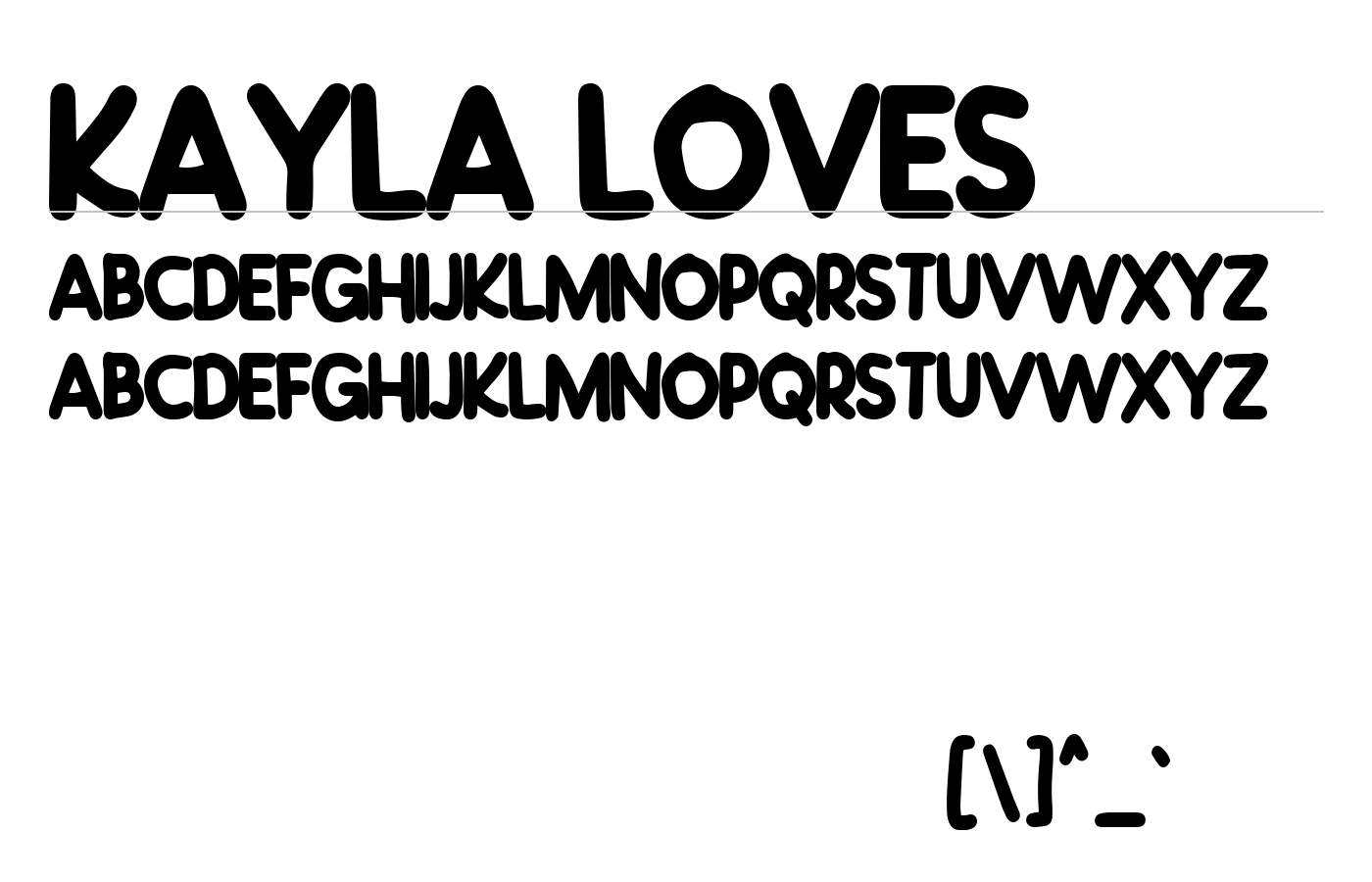 Kayla Loves Font Download for Free