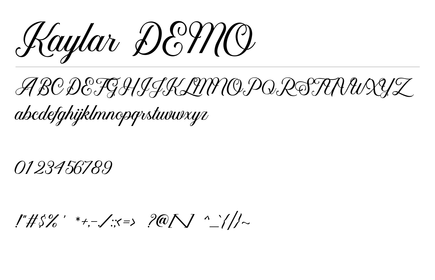Kaylar Font Download for Free