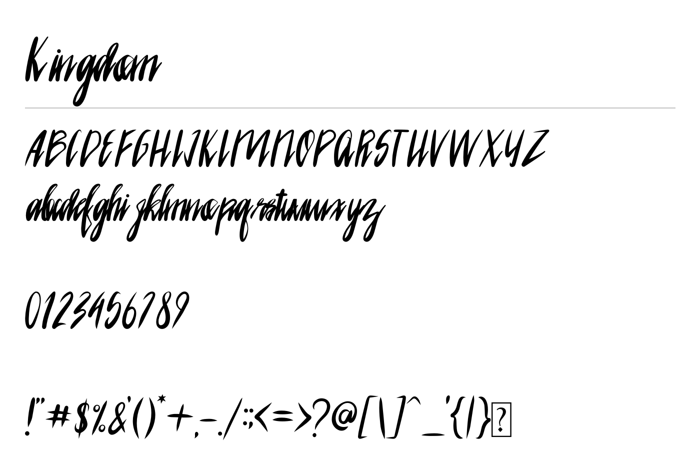 Kingdom Font Download for Free
