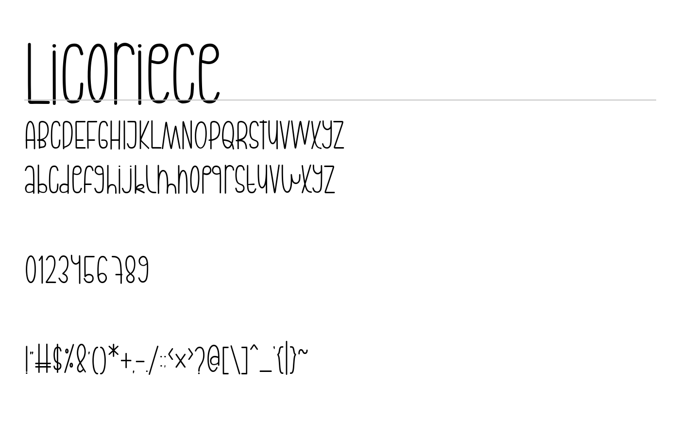 Licorice Font Download for Free