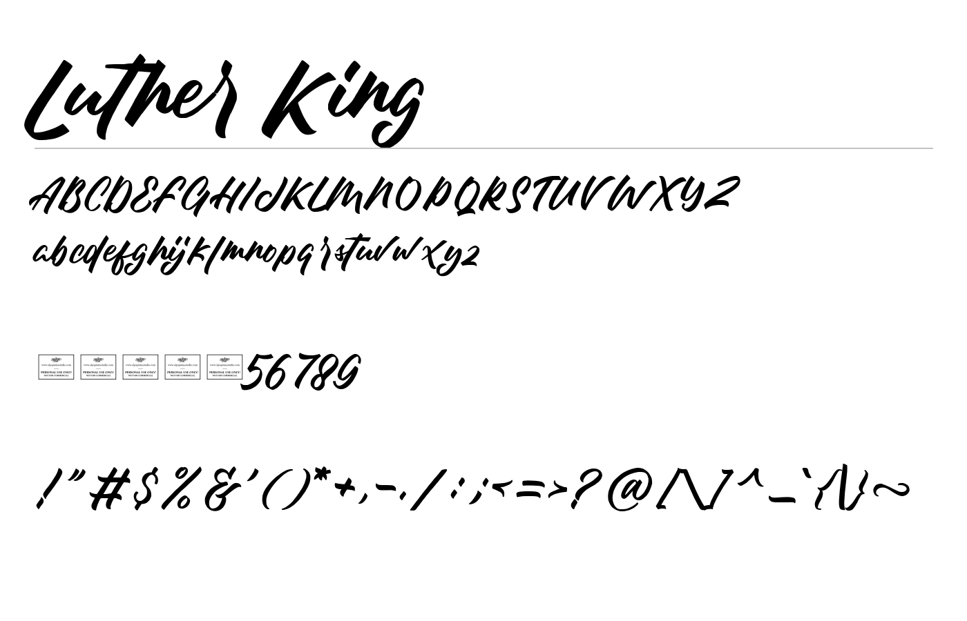 Luther King Font Download for Free