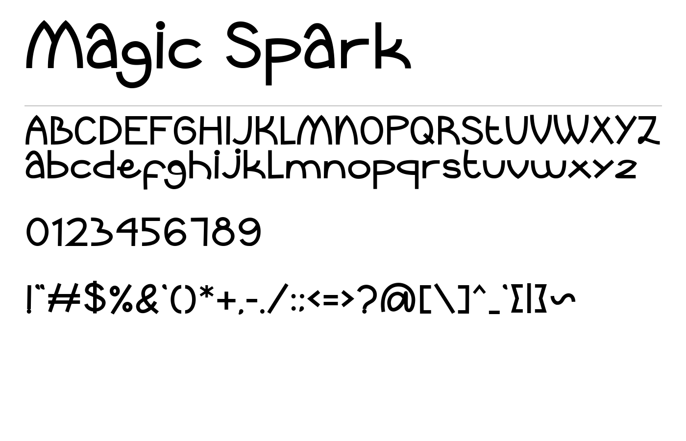 Magic Spark Font Download for Free