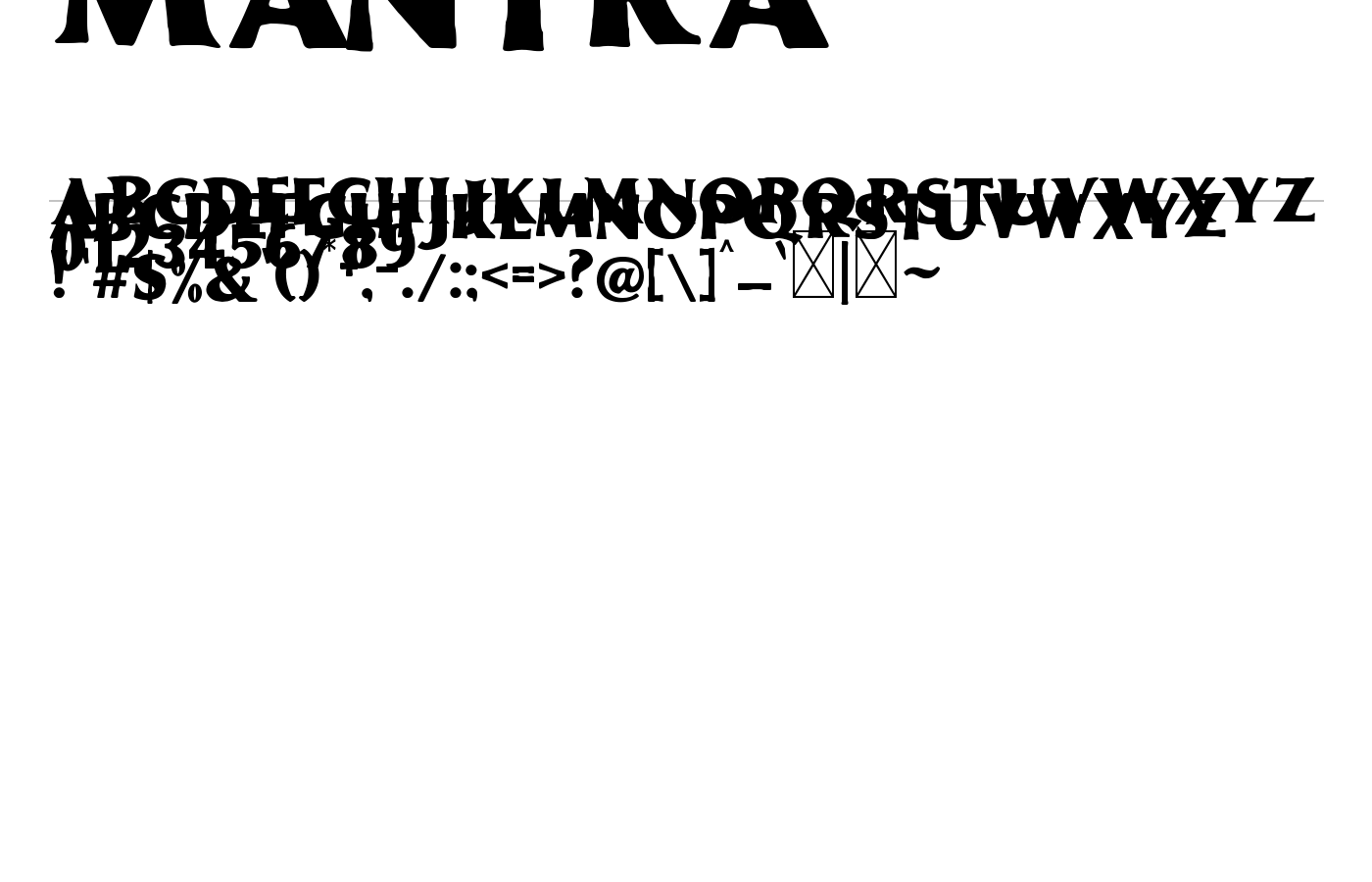 Mantra Font Download for Free