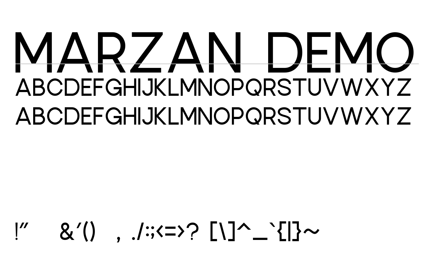 Marzan Font Download for Free