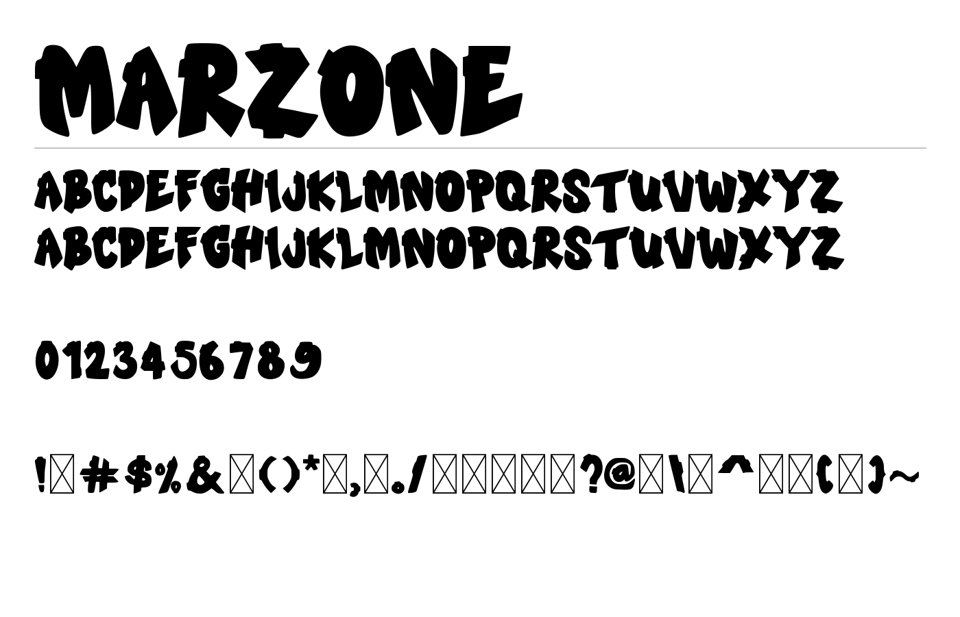 Marzone Font Download for Free