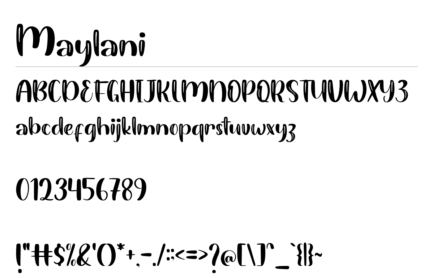 Maylani Font Download for Free