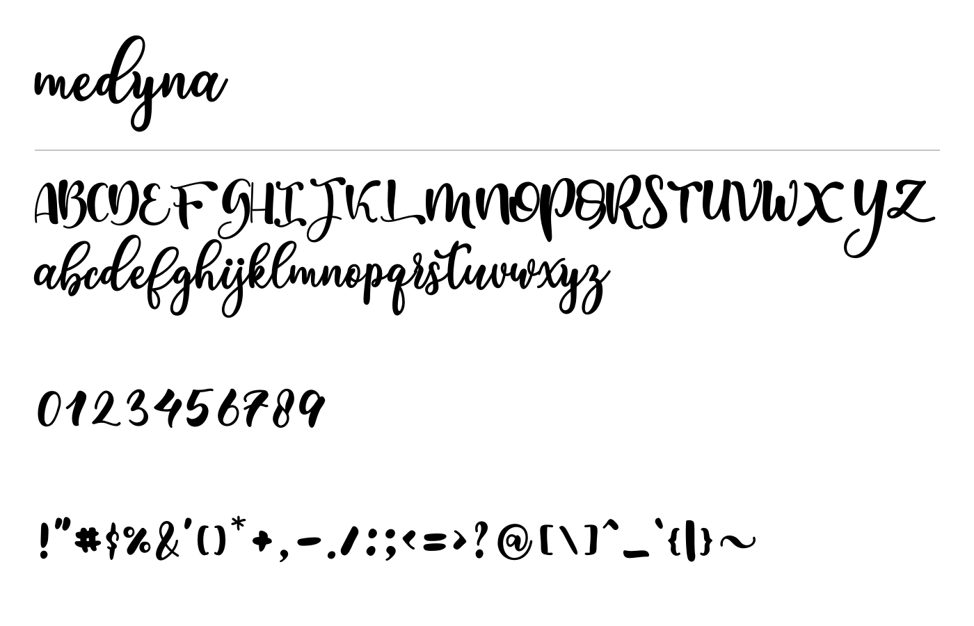Medyna Font Download for Free