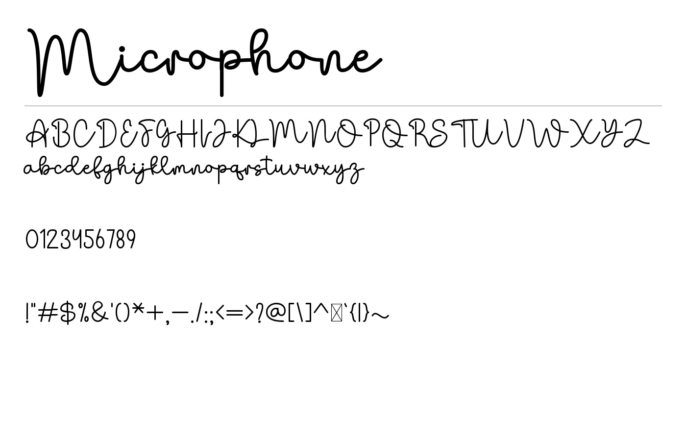 Microphone Font Download for Free
