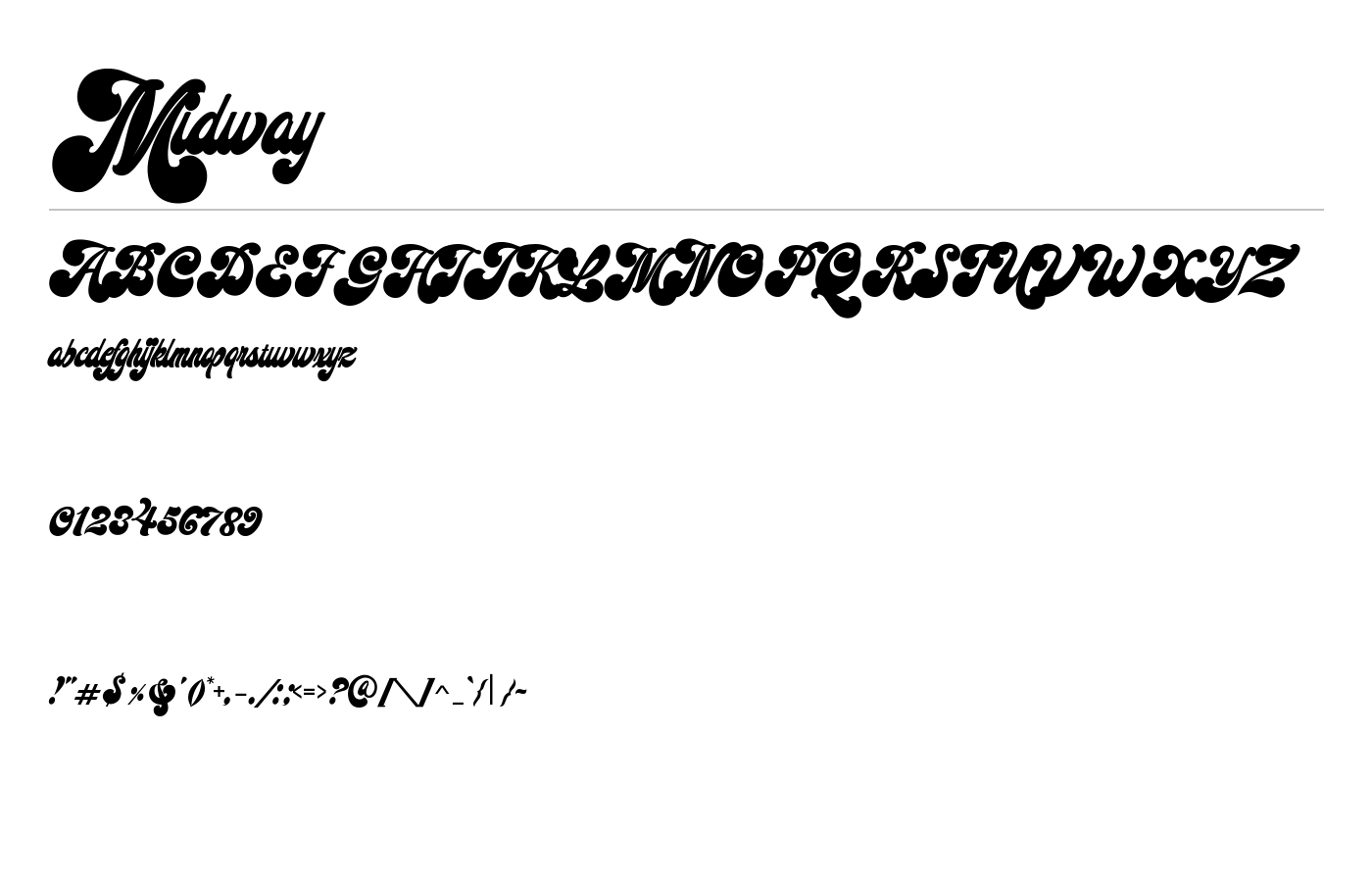 Midway Font Download for Free