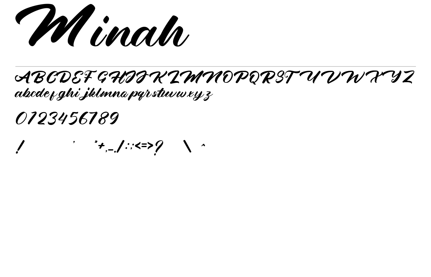 Minah Font Download for Free