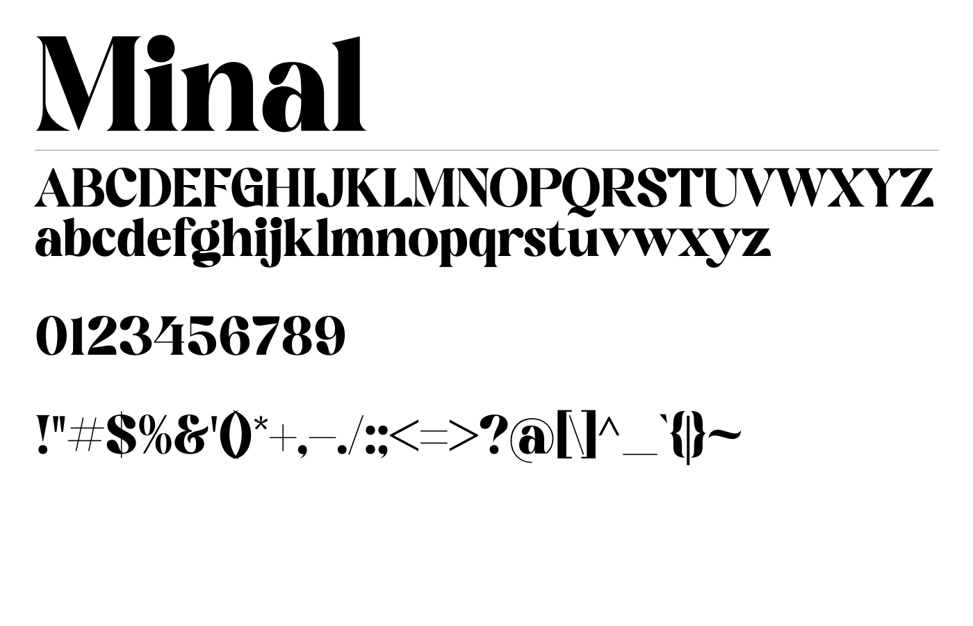 Minal Font Download for Free